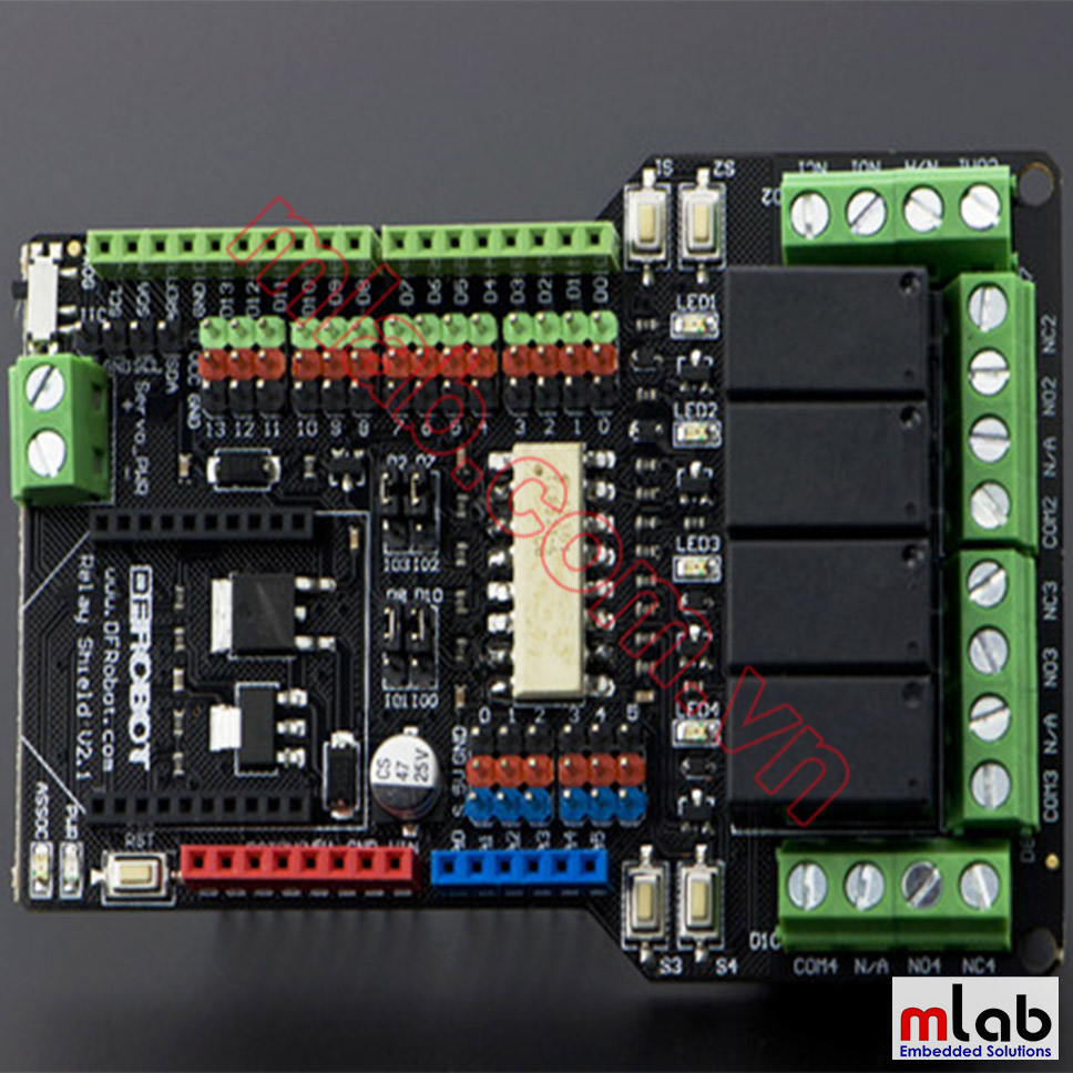 Relay Shield for Arduino 4 Channel mlab com vn